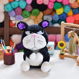 PDF File Amigurumi Lucifer Cat Pattern/ Crochet Cat Lucifer From ...