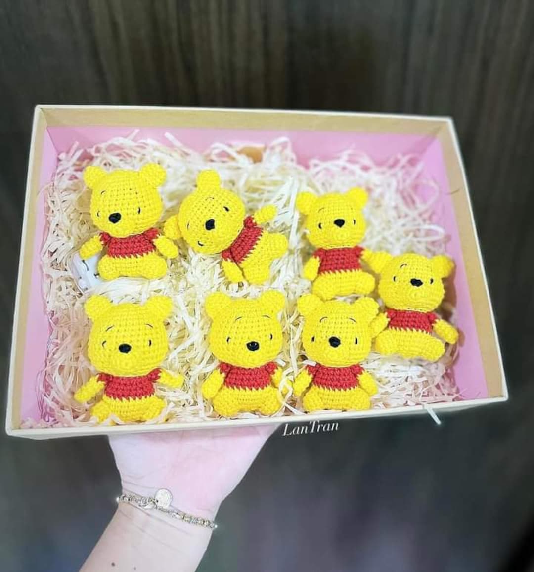 Crochet Miniature Winnie the Pooh, Pooh and Friends - Etsy