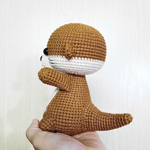 Baby Otter Crochet Amigurumi Pattern - Instant Download PDF Pattern ...