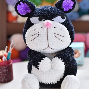 PDF File Amigurumi Lucifer Cat Pattern/ Crochet Cat Lucifer From ...