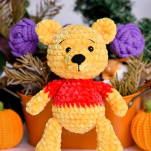 Finished Toy - Yellow Bear Plush - Etsy
