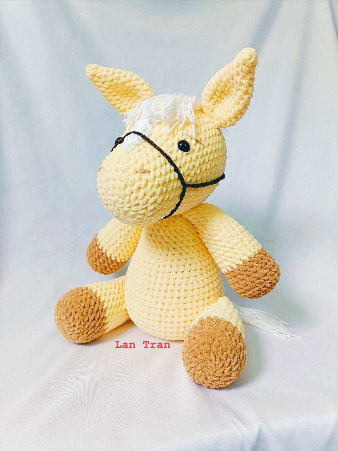 Horse Plush Crochet Pattern, Chunky Horse Plush Pattern, Crochet ...