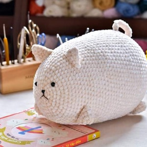 No Sew Squishy Mellow Loaf Cat Pattern - Instant Download PDF Pattern ...