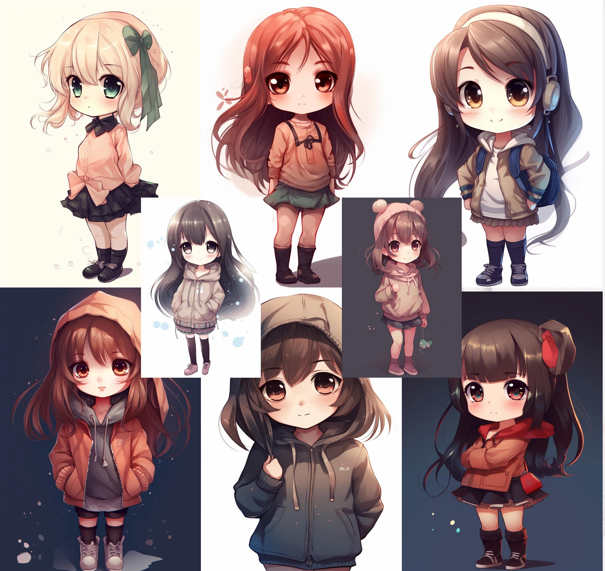 Anime Evil Grin Chibi