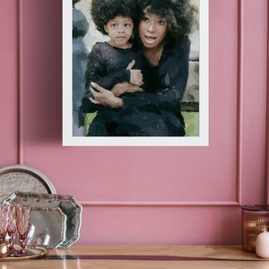 Custom Portrait, Painting From Photo, Personalized Gift for Special ...
