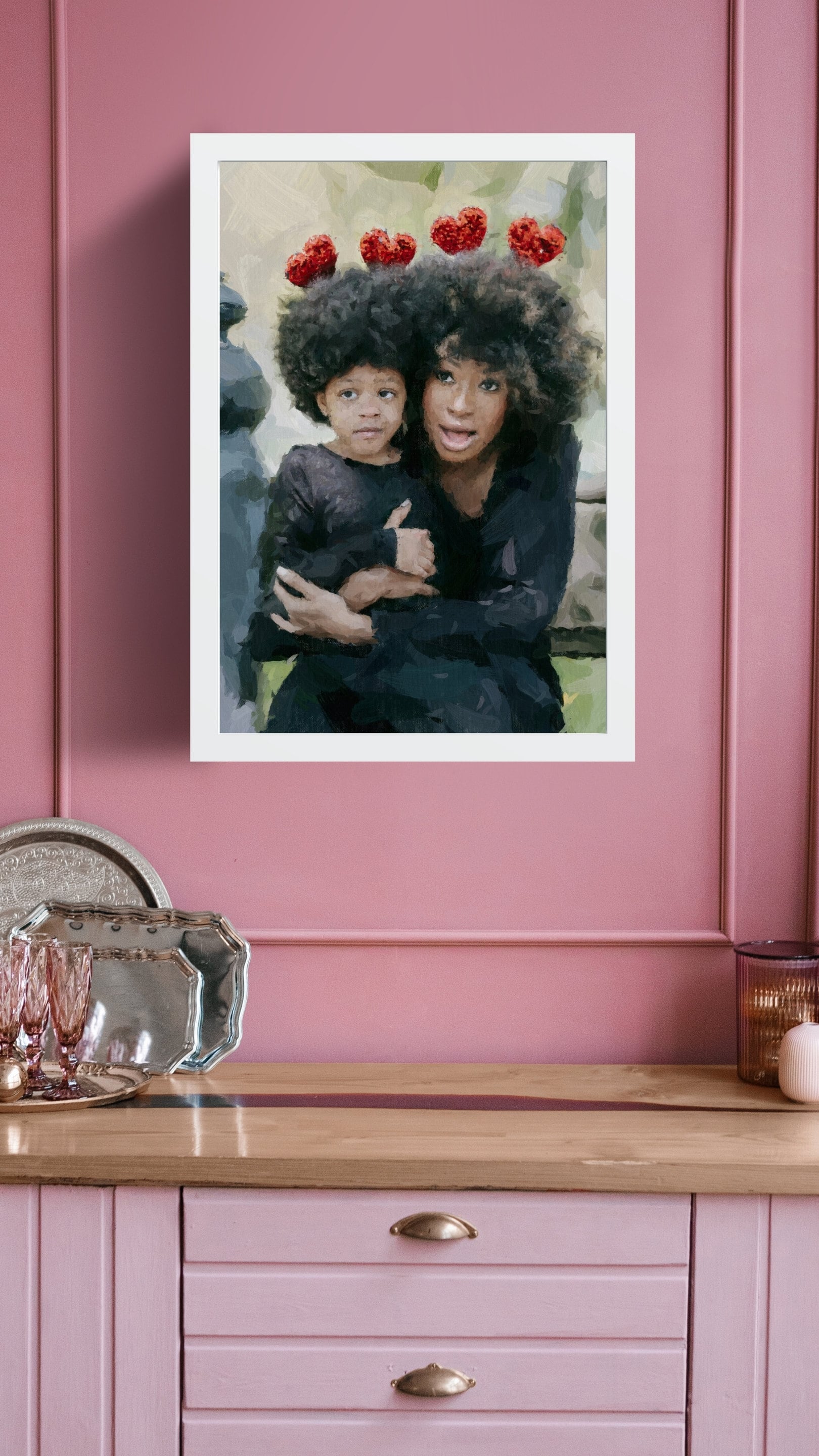 Custom Portrait, Painting From Photo, Personalized Gift for Special ...