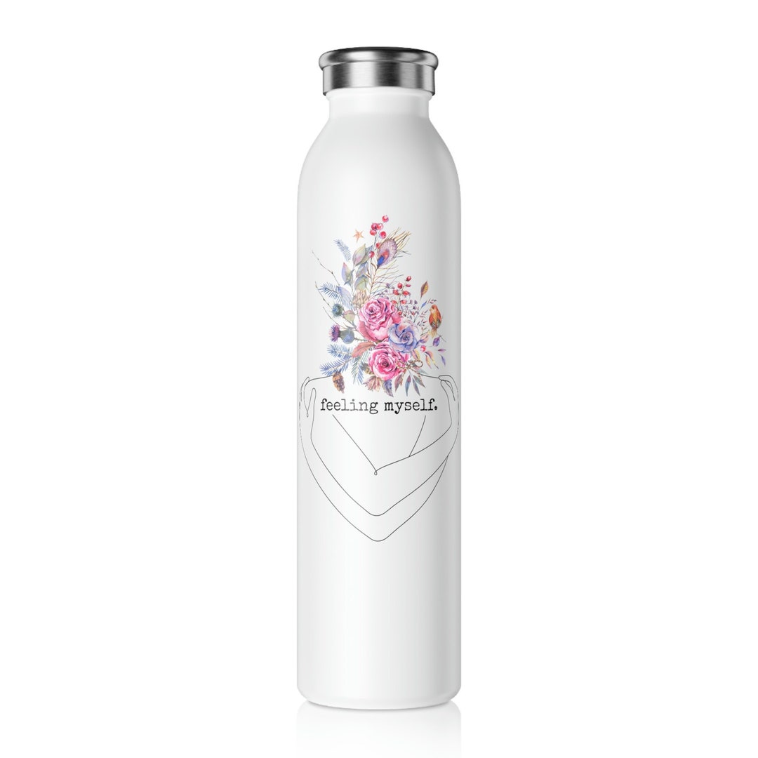 Feeling Myself- Slim Water Bottle - Etsy