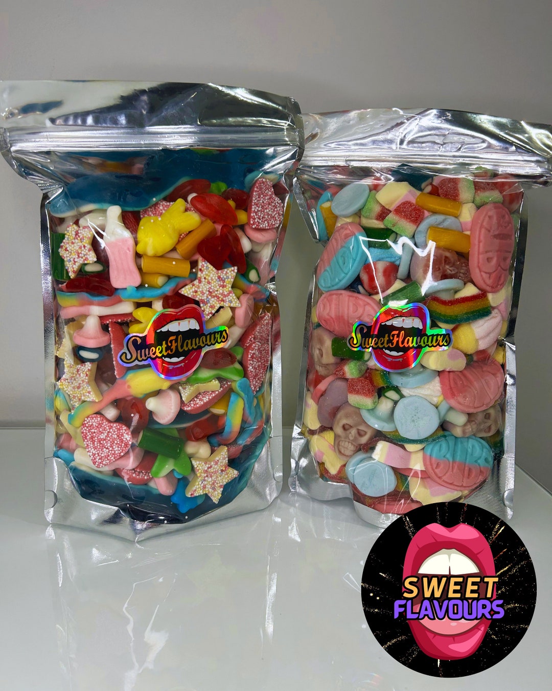 1kg/500g Sweet Grab Bags Pick N Mix Sweets Birthday, Anniversary ...