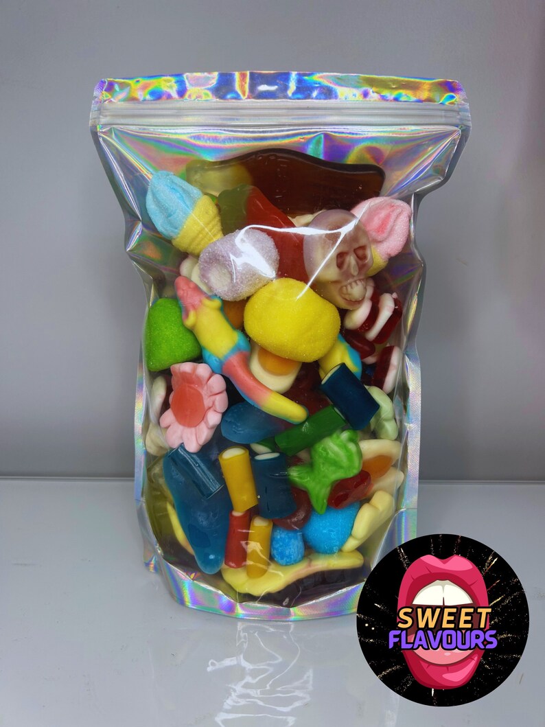 1kg/500g Sweet Grab Bags Pick N Mix Sweets Birthday, Anniversary ...