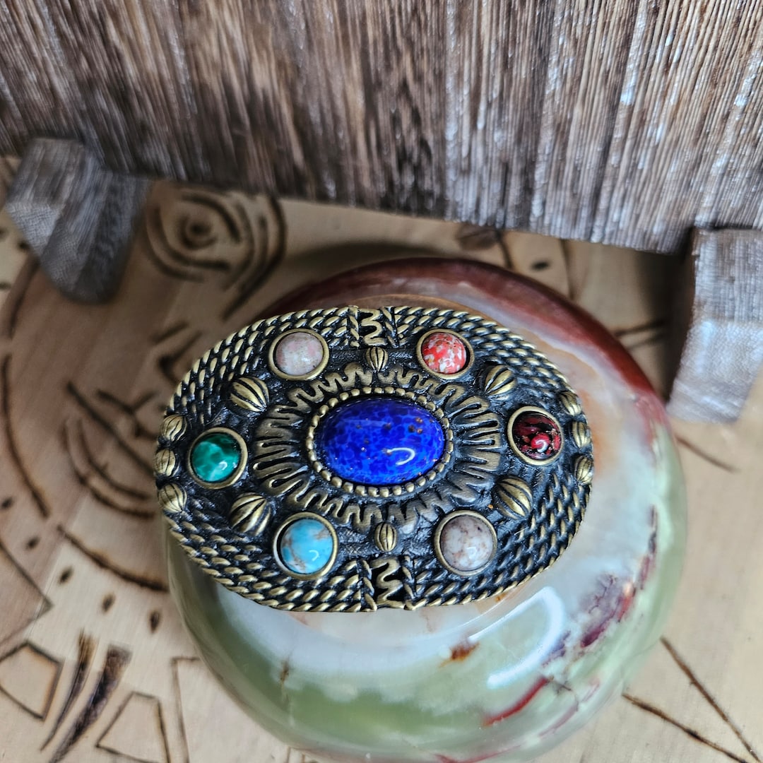 Vintage Paquette Faux Gemstone Belt Buckle 1980s - Etsy