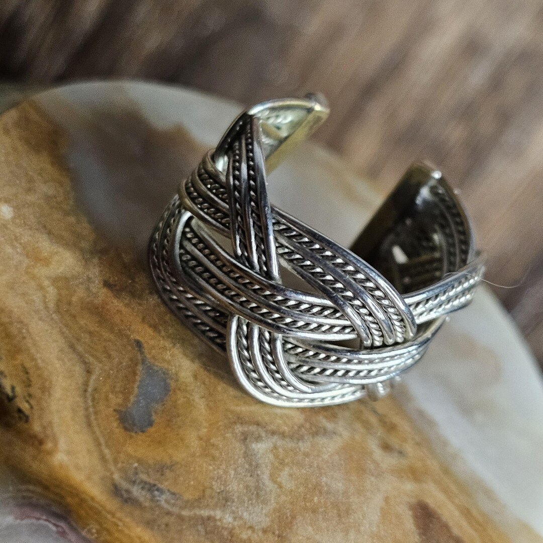 Tiffany & Co Weaved Open Back Ring - Etsy