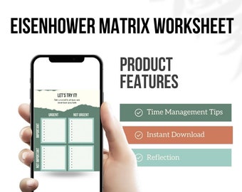 EISENHOWER Time Management Matrix - Etsy