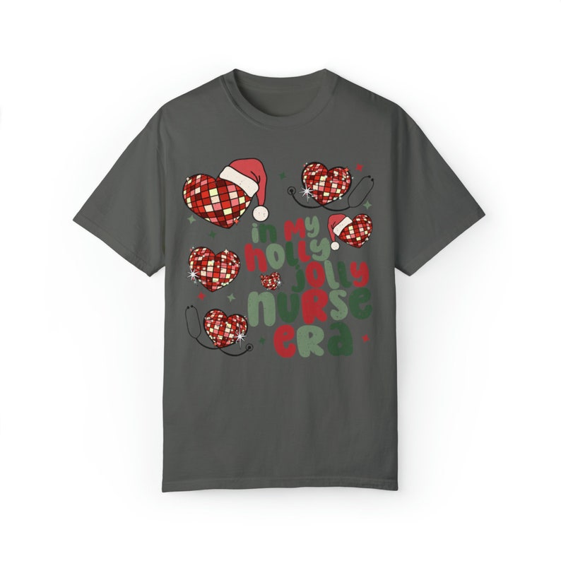 Comfort Colors in My Holly Jolly Nurse Era Cute Trendy - Etsy
