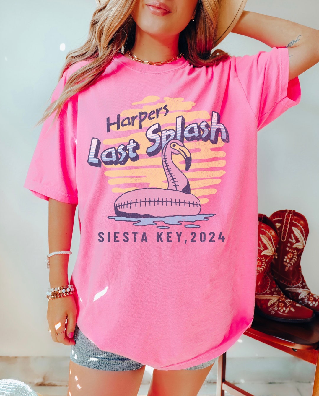 Last Splash Shirts Custom Beach Bachelorette Party Shirts Seaside Bachelorette Comfort Colors ...