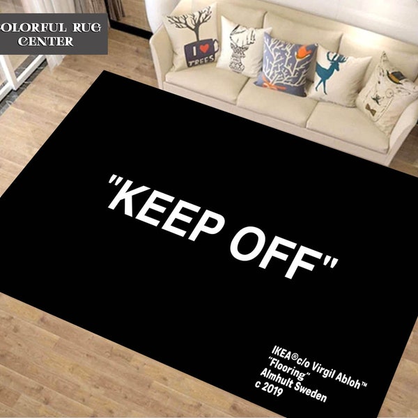 Off White Keep off Rug - Etsy