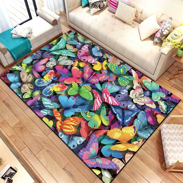Butterfly Rug - Etsy