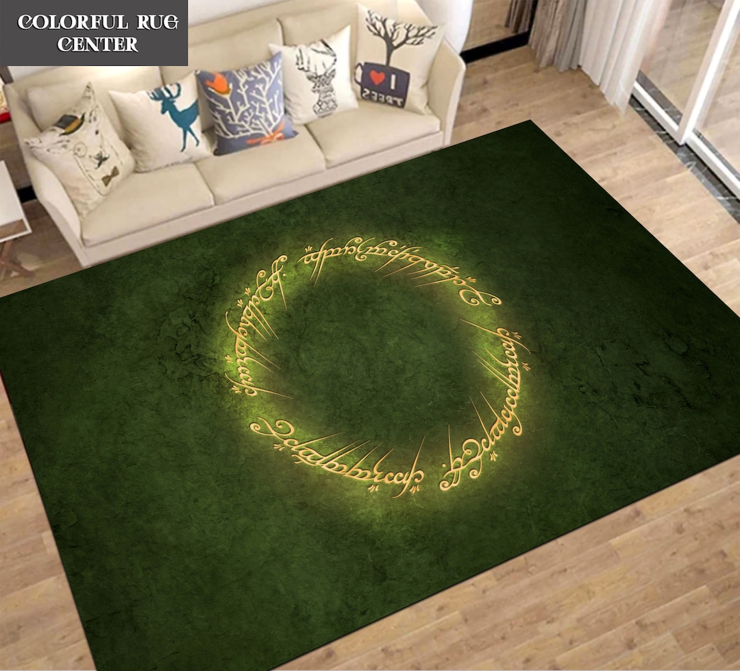 Lord of Rings, Lord of Rings Rug, Lord of Rings Gift, Fantastic Rug ...