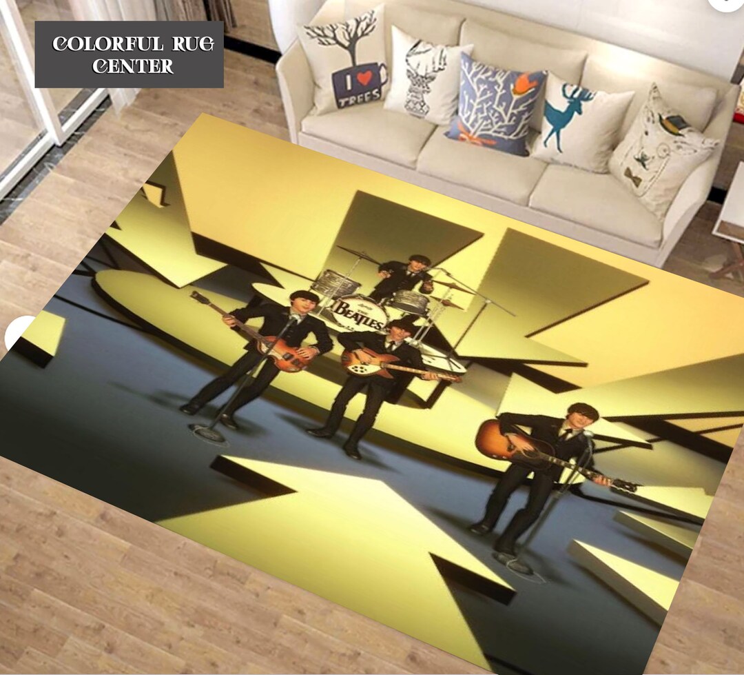 The Beatles Rug, the Beatles Gift, Music Rug, Area Rug, Home Decor Rug ...