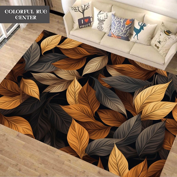 Autumn Leaf Rug - Etsy
