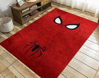 Spiderman, Spider Man Rug, Kids Room Rug, Round Rug, Area Rug, Gift for ...