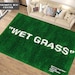 Wet Grass Wet Grass Rug Wetgrass Wet Grass Pattern Rug - Etsy