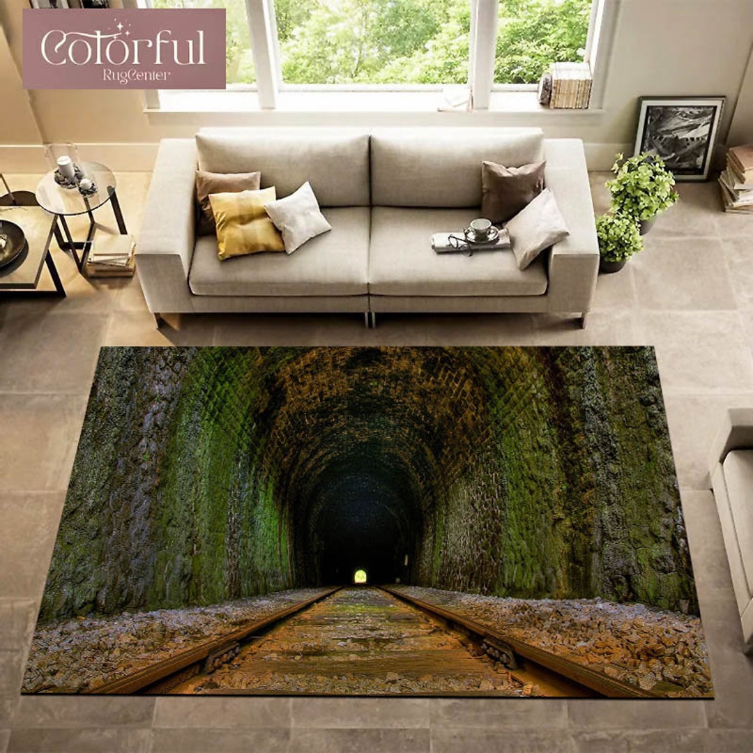 Tunnel Rug Optical Illusion Rug Illusion Rug Rectangular - Etsy