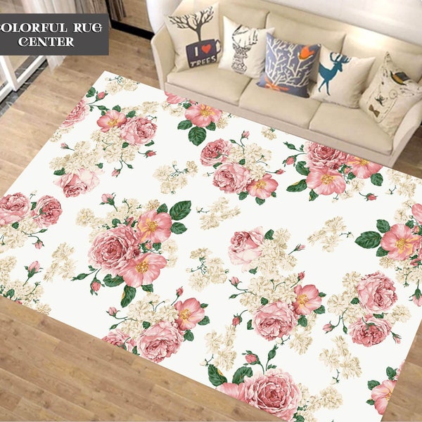 Flower Rug - Etsy