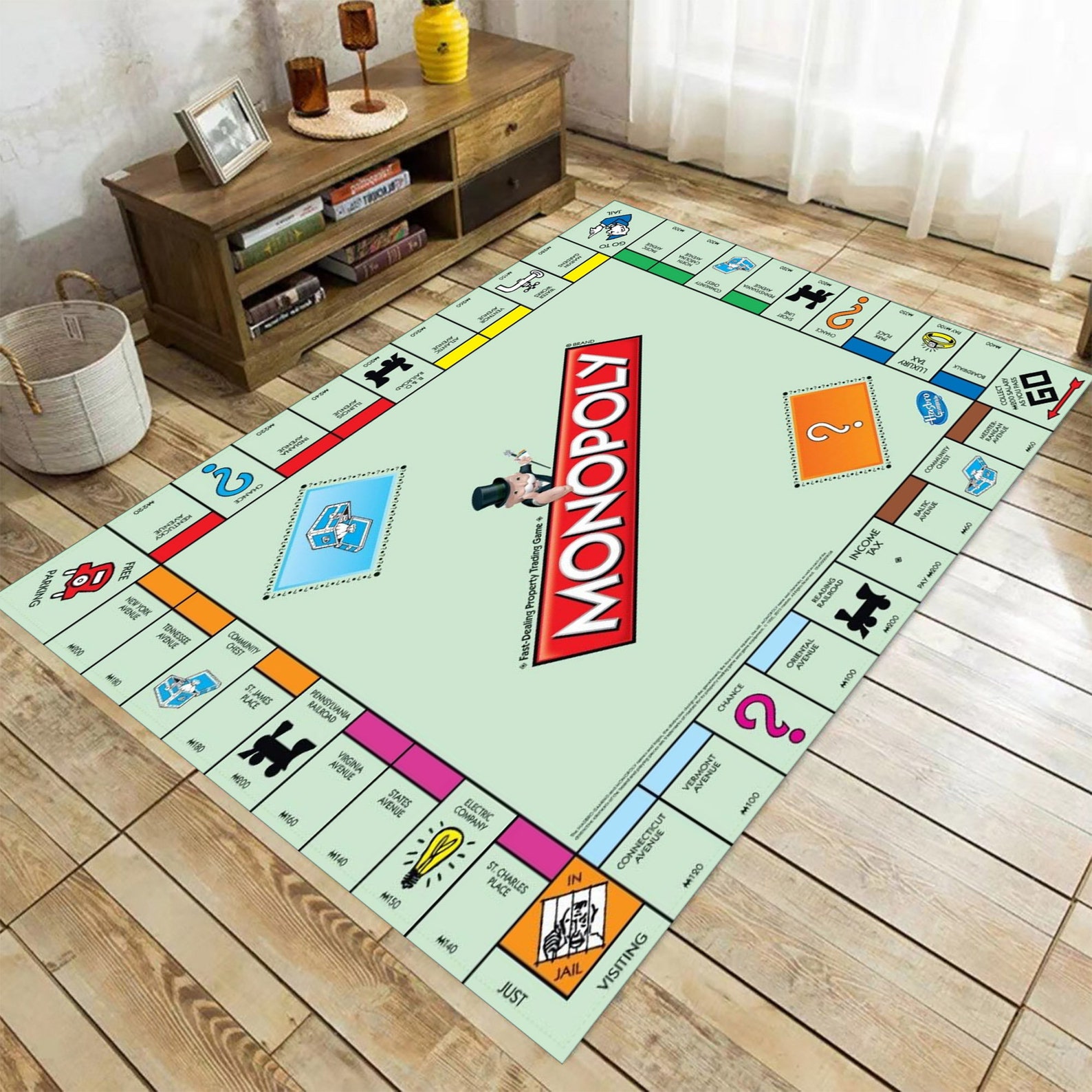 Monopoly Rug Game Rug Board Game Rug Gaming Rug Game Cards - Etsy