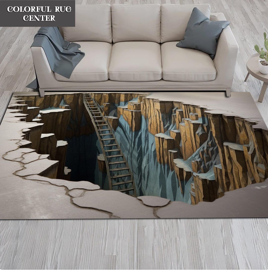 3D Huge Rug,crack Rug,tunnel Rug,optical Illusion Rug,illusion Rug ...