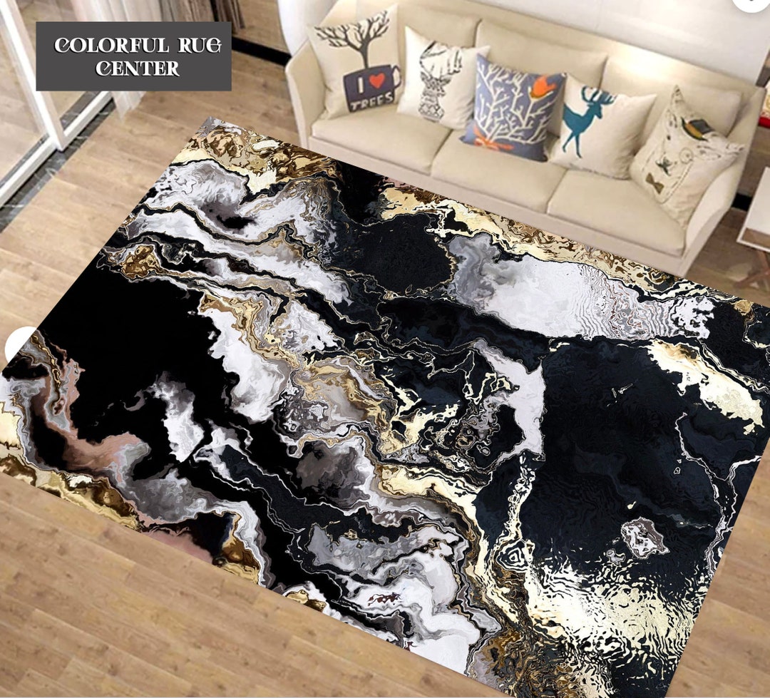 Marble Rug,marble Pattern Rug,home Decor,area Rug,mable Design,marble ...