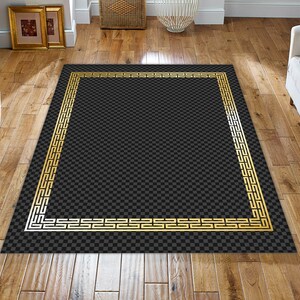 Greek Pattern Rug,greek Key Pattern Rug,greek Motifs Rug,greek Decor ...