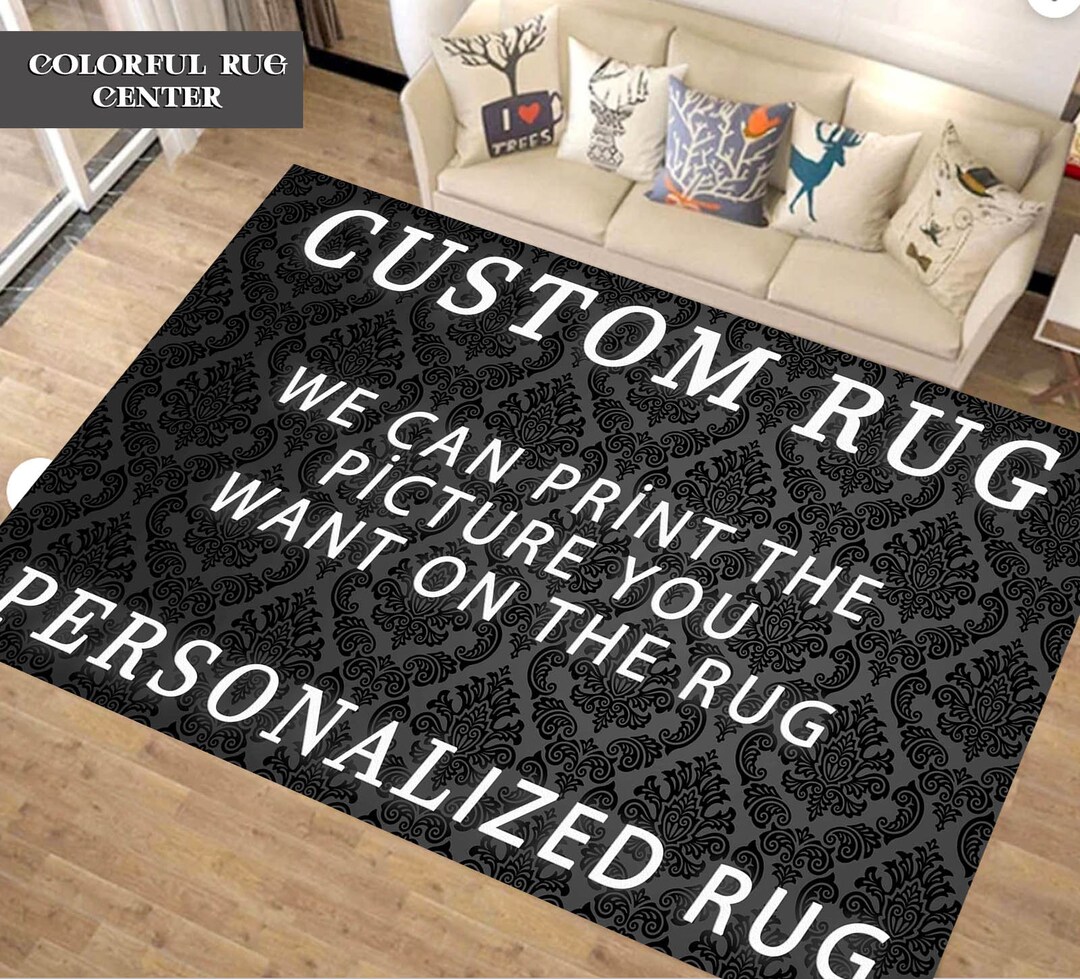 Custom Rug, Photo Print Carpet, Personalised Special Day Gift, Mothers ...