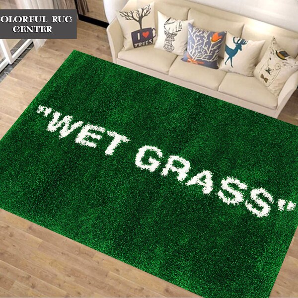 Off White Wet Grass Rug - Etsy