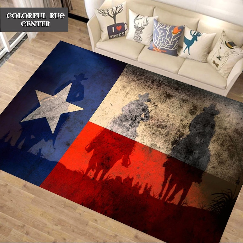 Texas Star Rug - Etsy