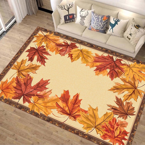 Leaf Rug - Etsy