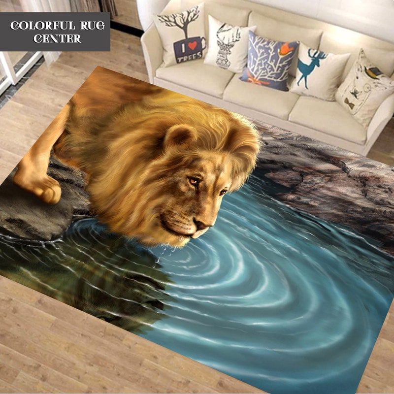 Lion Rug - Etsy