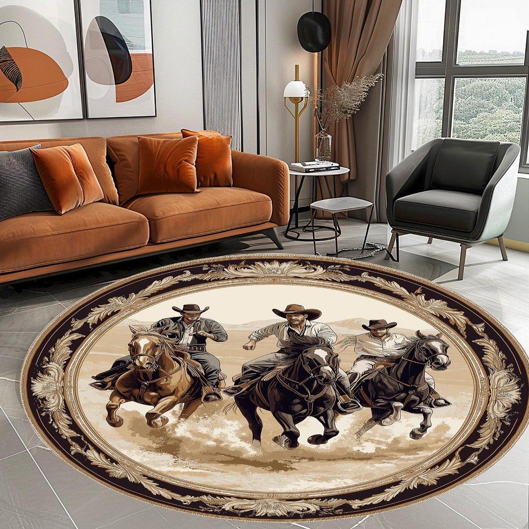 Western Rug,cowboy Rug,wild Rug,american Rug,country House Rug,town Rug ...