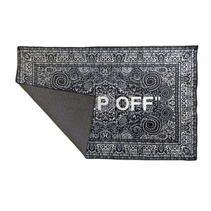 Black White Keep Off, Keep off Rug, Keep off Design, Home Decoration ...