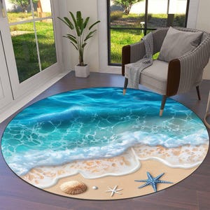 Sea Rug,beach Rug,water Surface Rug,ocean Wave Rug,summer Rug,living ...