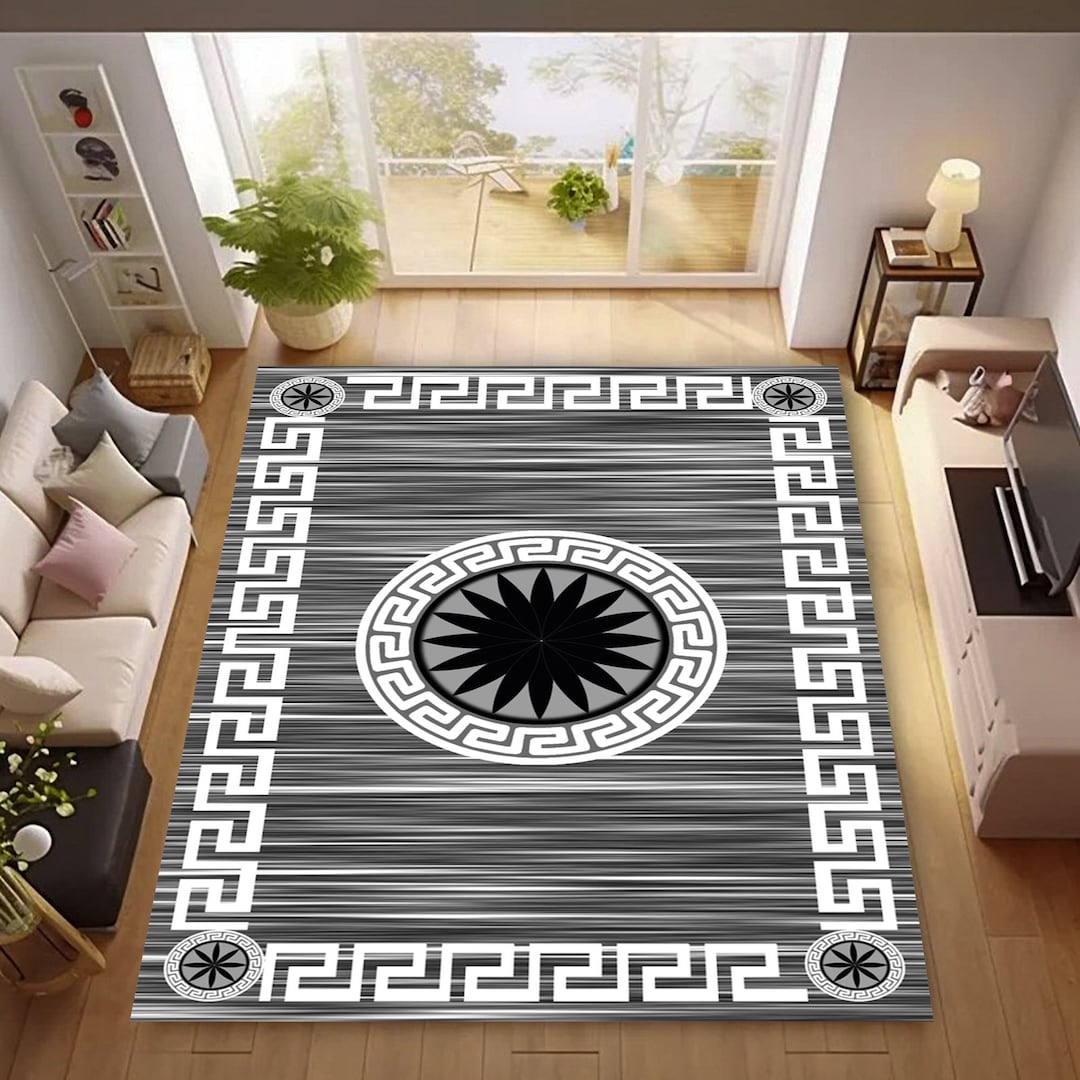 Greek Pattern Rug,greek Key Pattern Rug,greek Motifs Rug,living Room ...