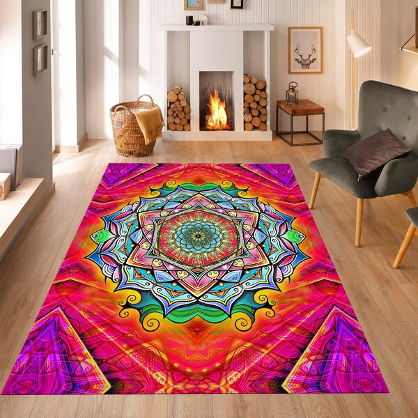 Mandala Rug - Etsy