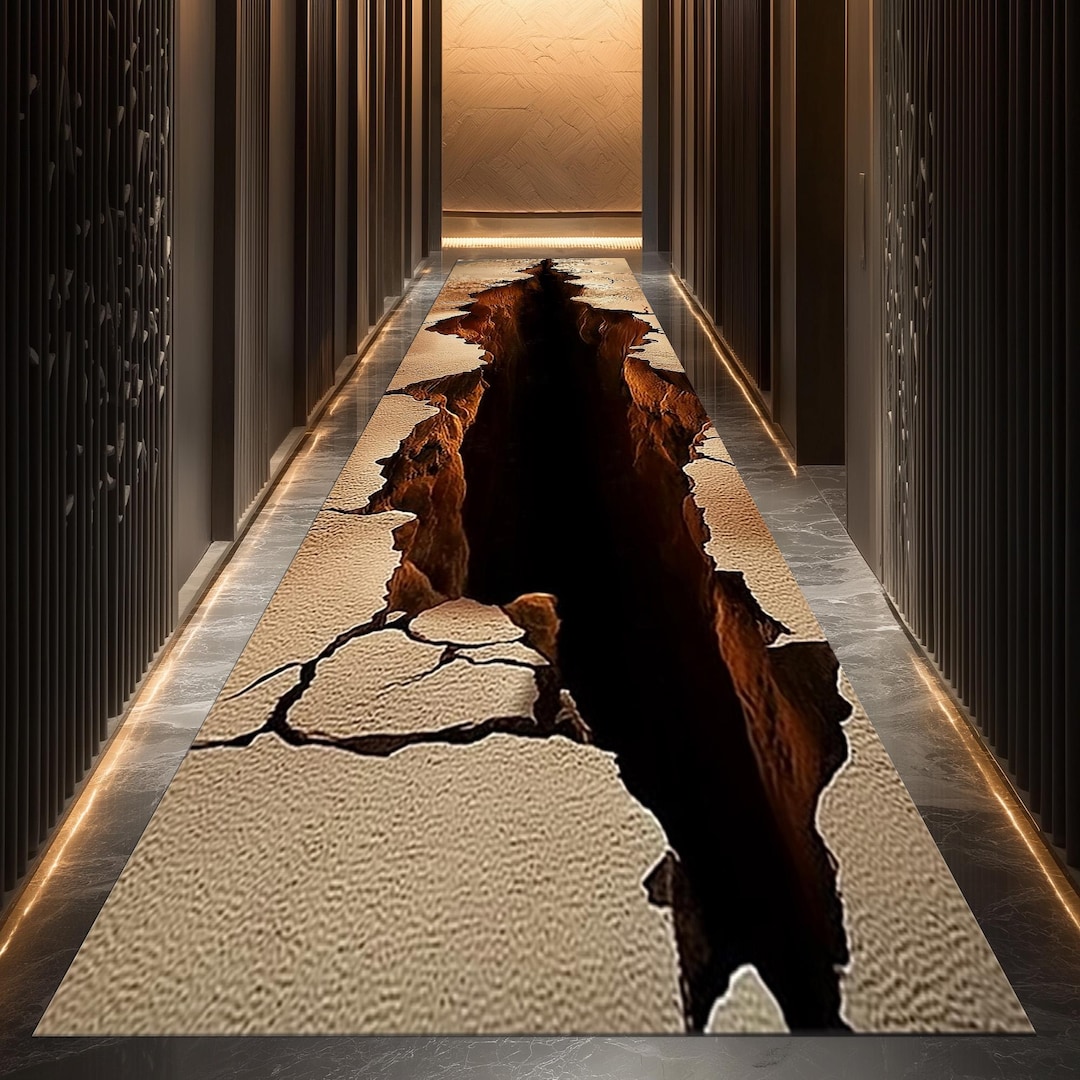 3D Rug,illusion Rug,3d Huge Crack Rug,optical Illusion Rug,deep Hole ...