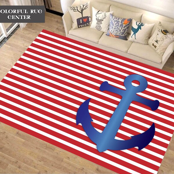 Nautical Rug - Etsy