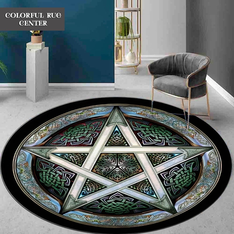 Pentagram Rug - Etsy