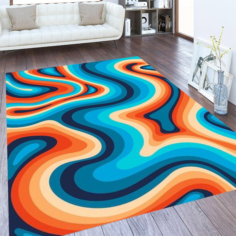 Trippy Rug - Etsy