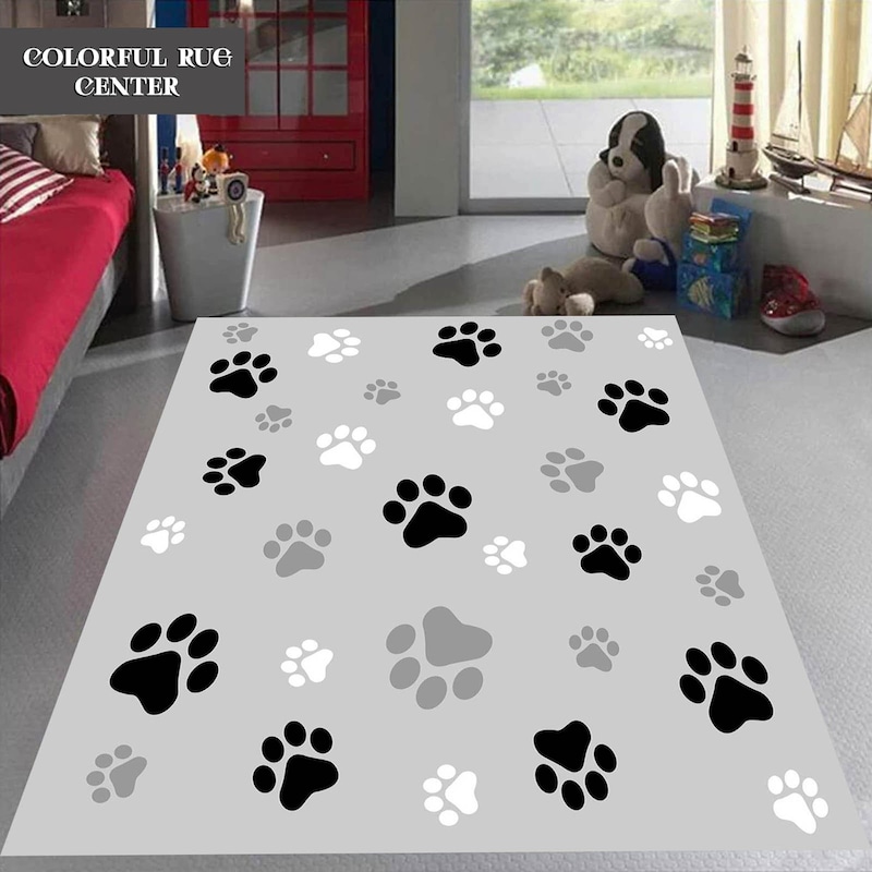 Paw Rug - Etsy
