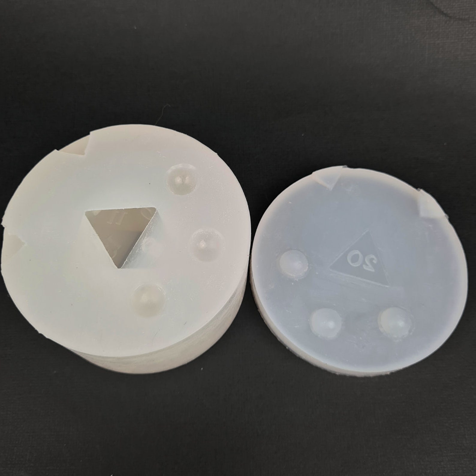 Sharp Edge Silicone D20 Chonk Dice Mould 45mm - Etsy