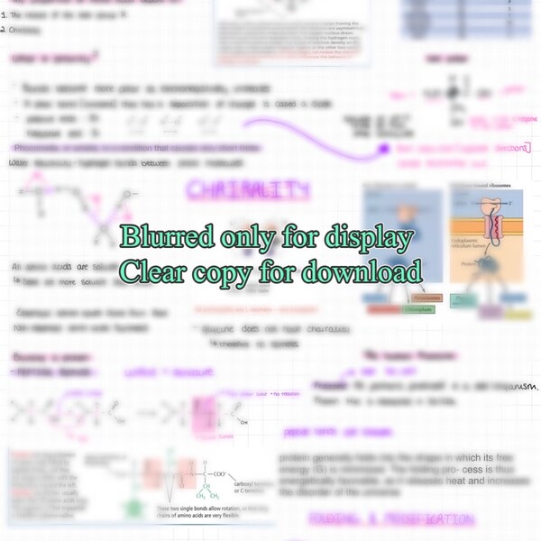 Structure And Function Notes Etsy