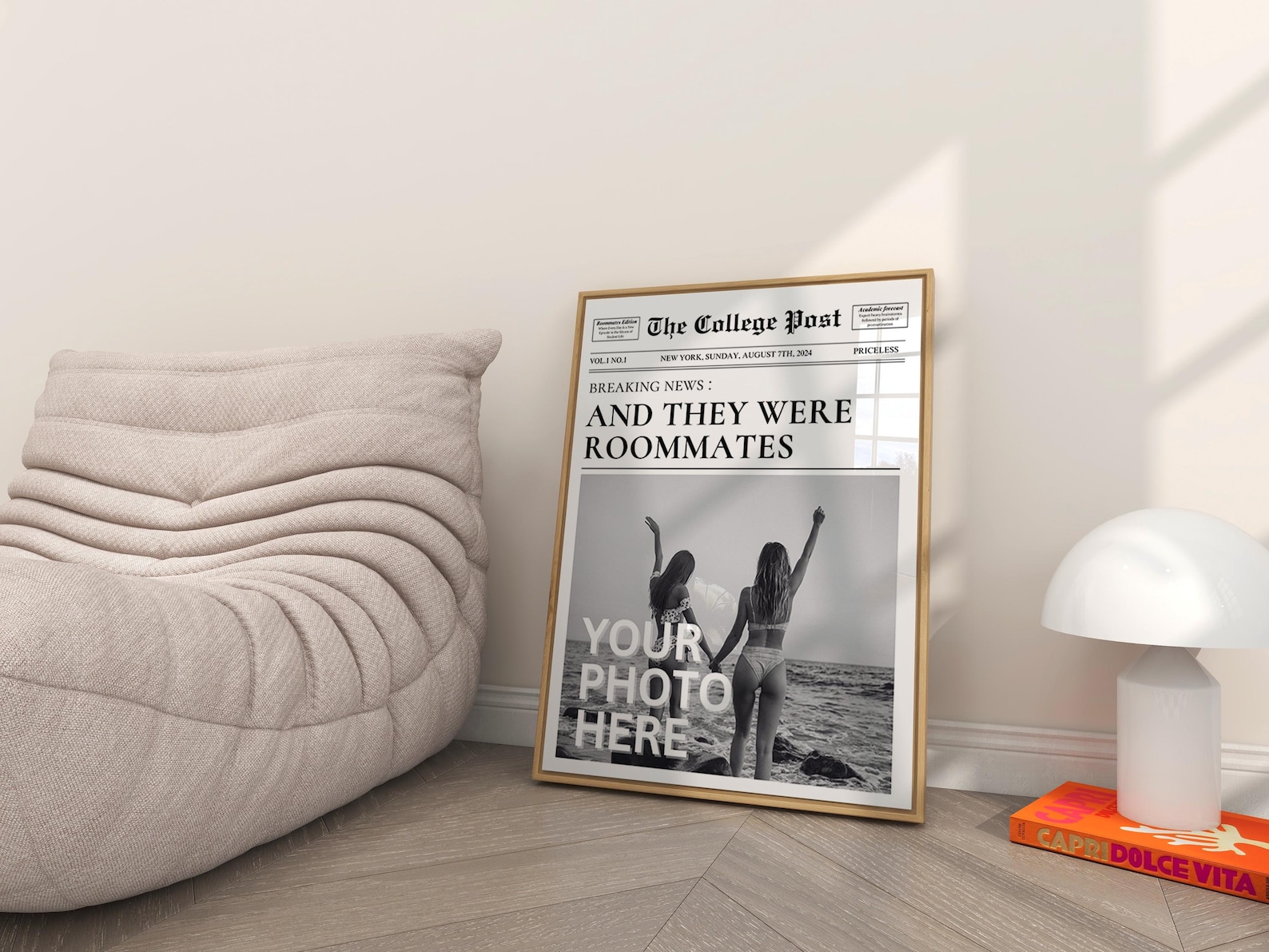 Custom Newspaper Print, Personalized New York Times Wall Art, Retro ...