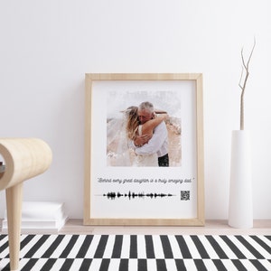 Voice Recording Gift, Personalized Soundwave Art Print, Memorial Gift ...